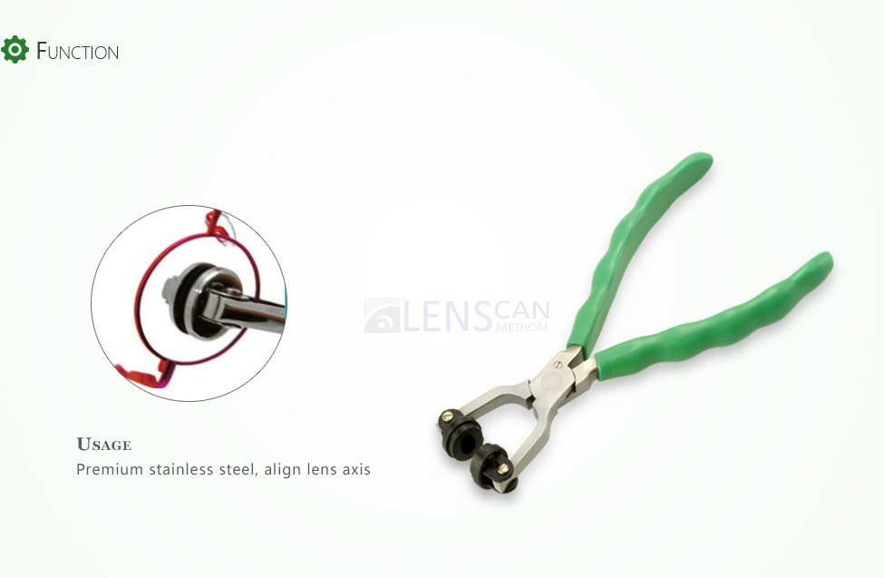 Lens Axis Plier (PVC Handle) – 31102130 - Lenscan Medical Inc.