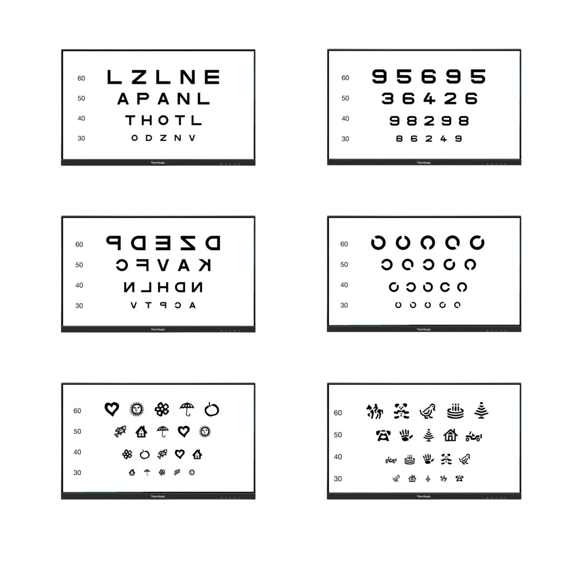 Digital Visual Acuity Chart OD's Choice - Lenscan Medical Inc.