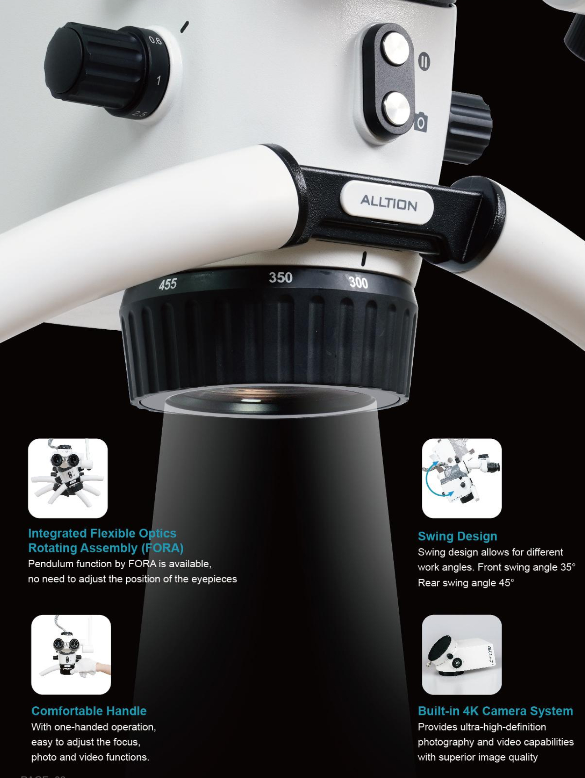 Dental Microscope Alltion AM2000 Plus - Lenscan Medical Inc.